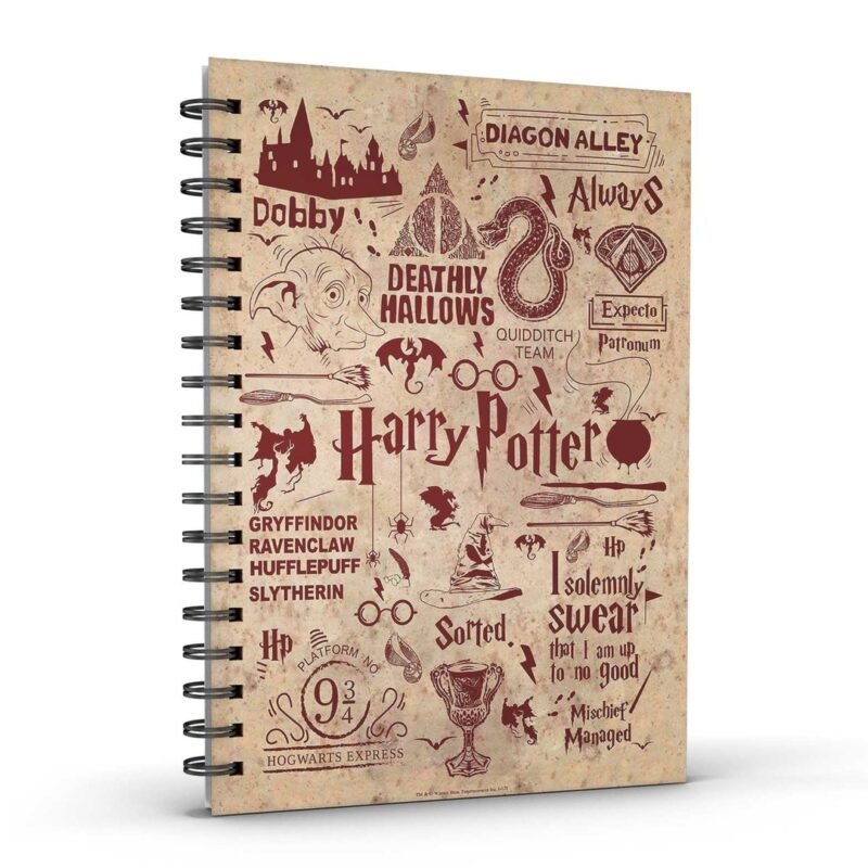 Harry Potter Spiral Notebook – Desi Urban