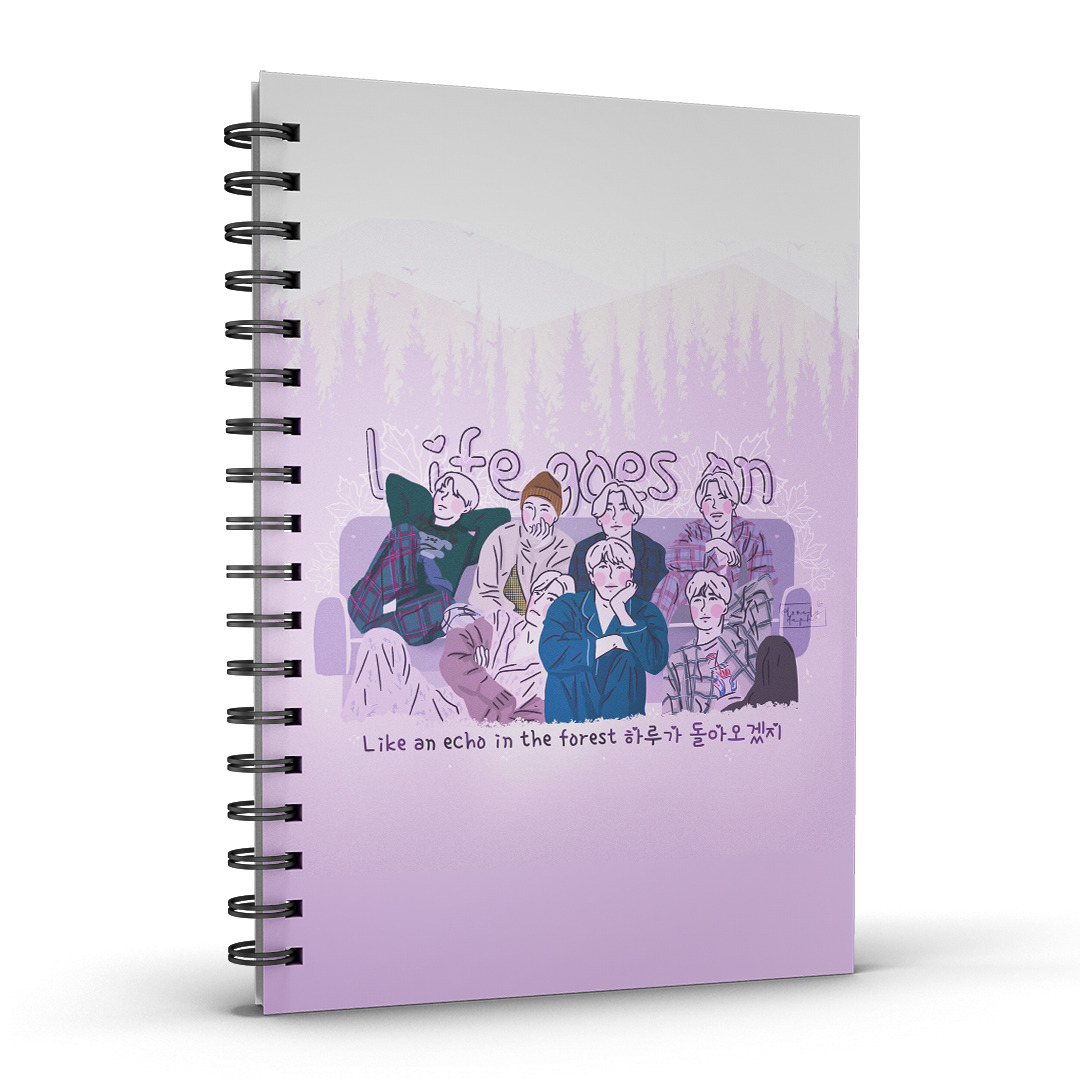 K-Pop Spiral Notebook – Desi Urban